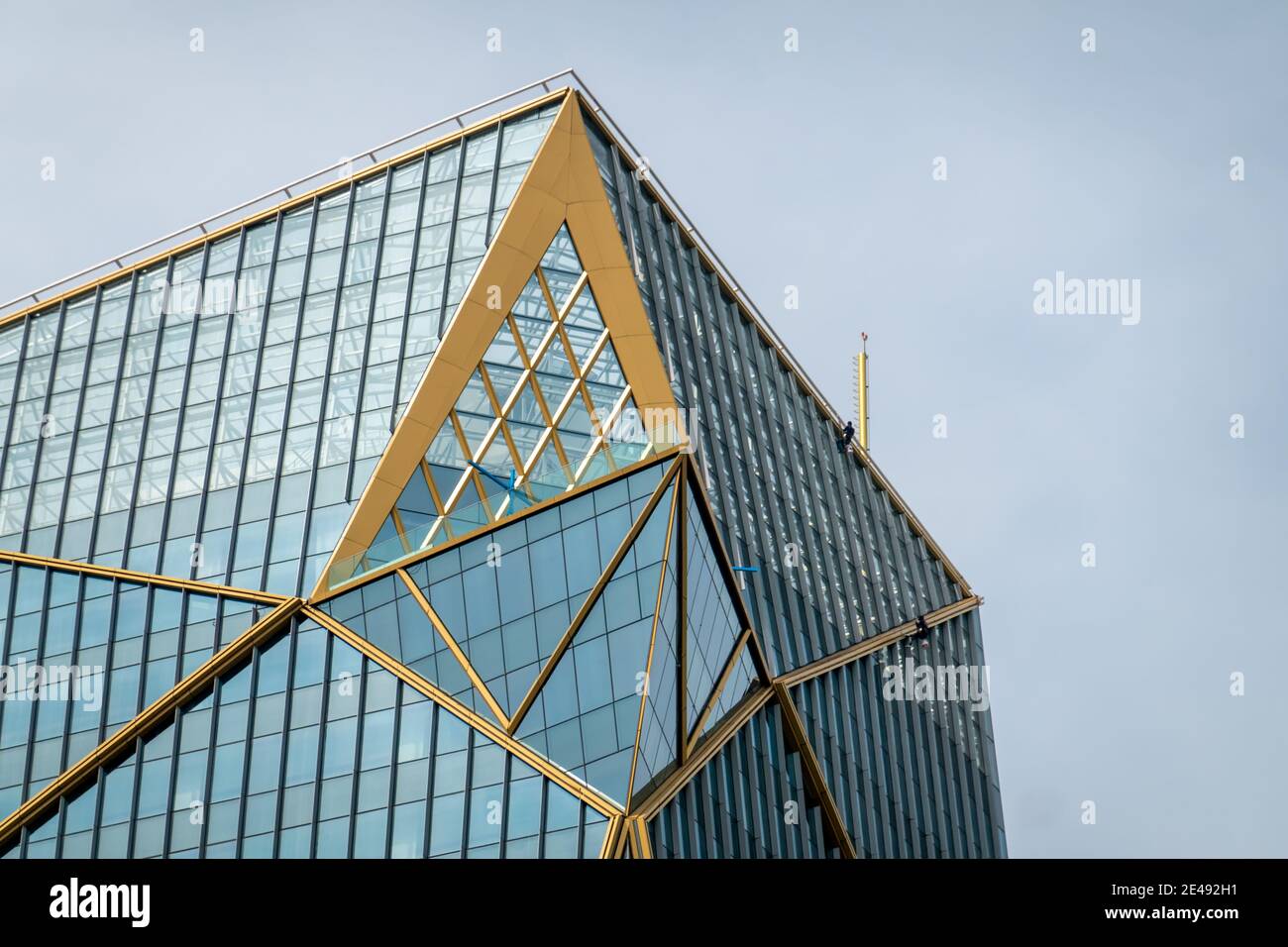 Top of building under sky Stock Photo - Alamy