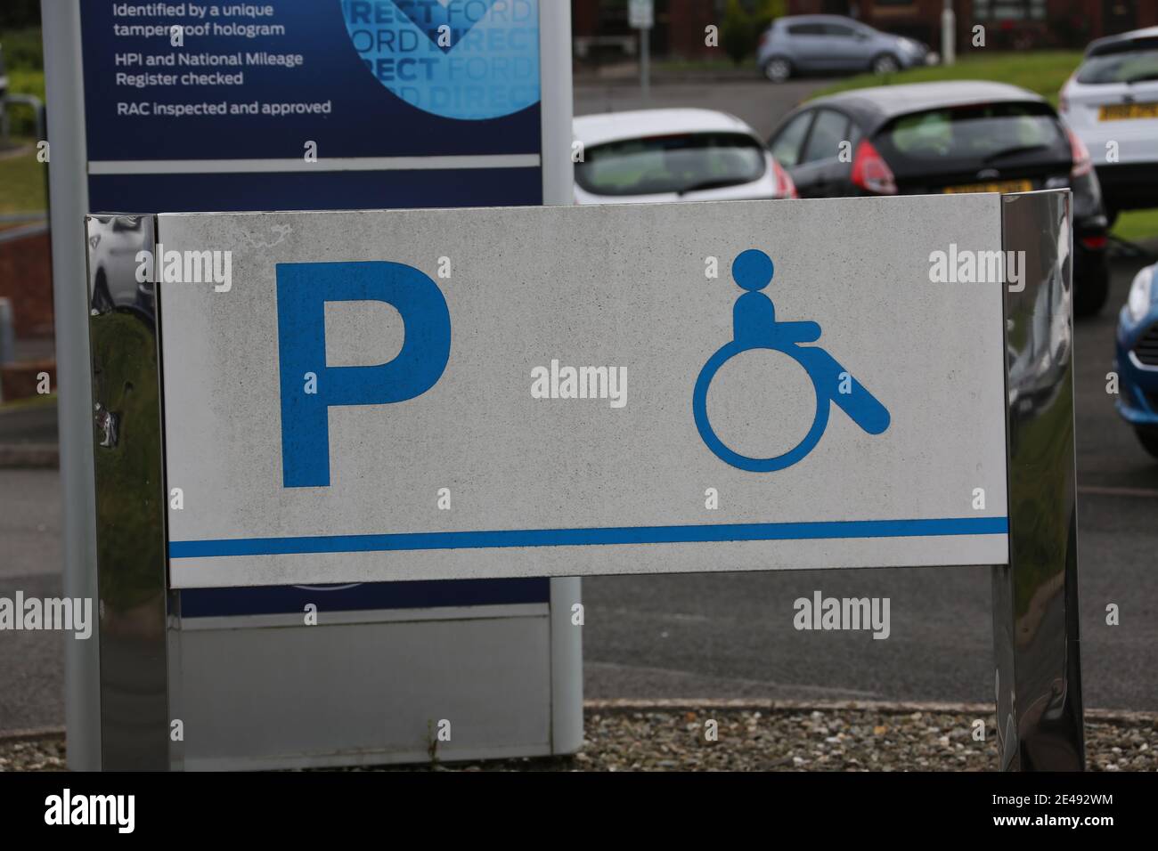 Disabled Parking Sign Stock Photo - Alamy