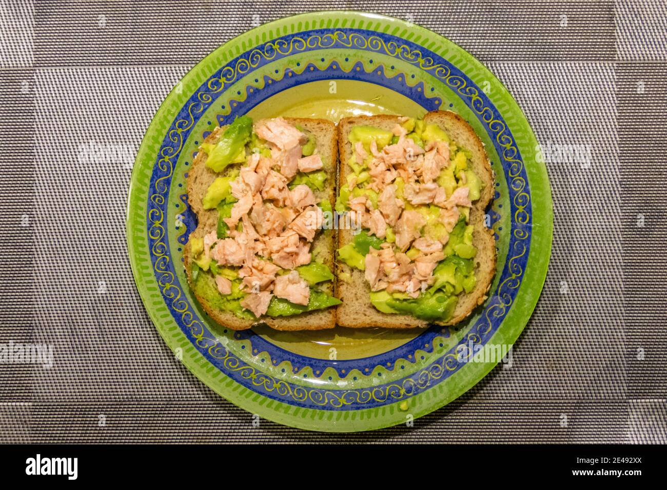 Healthy plate double sandwich hi-res stock photography and images - Alamy
