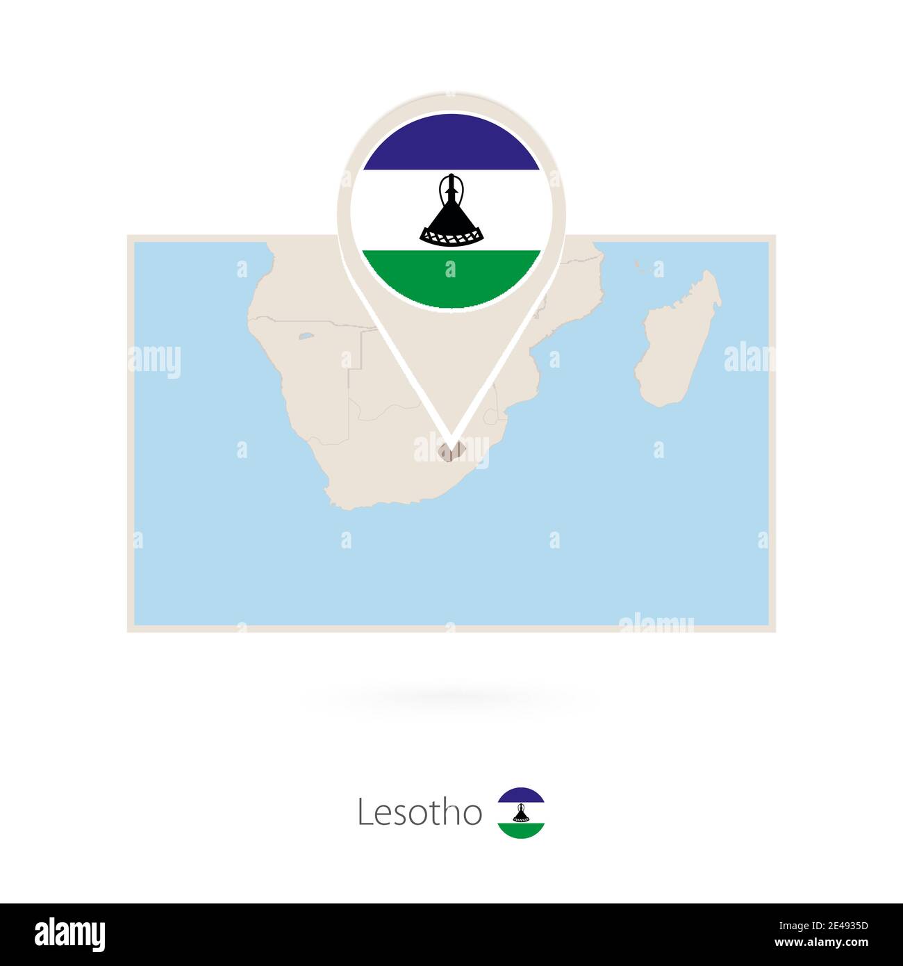 Political map of africa lesotho hi-res stock photography and images - Alamy