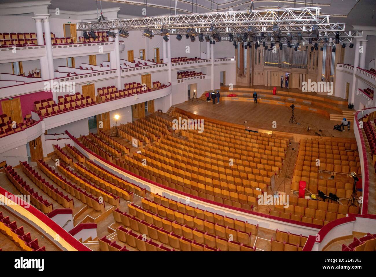 Illustration picture taken at the aftermath of a fire that broke out on ...