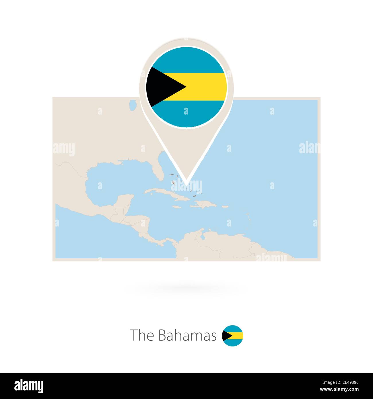 Bahamas nassau map Cut Out Stock Images & Pictures - Alamy