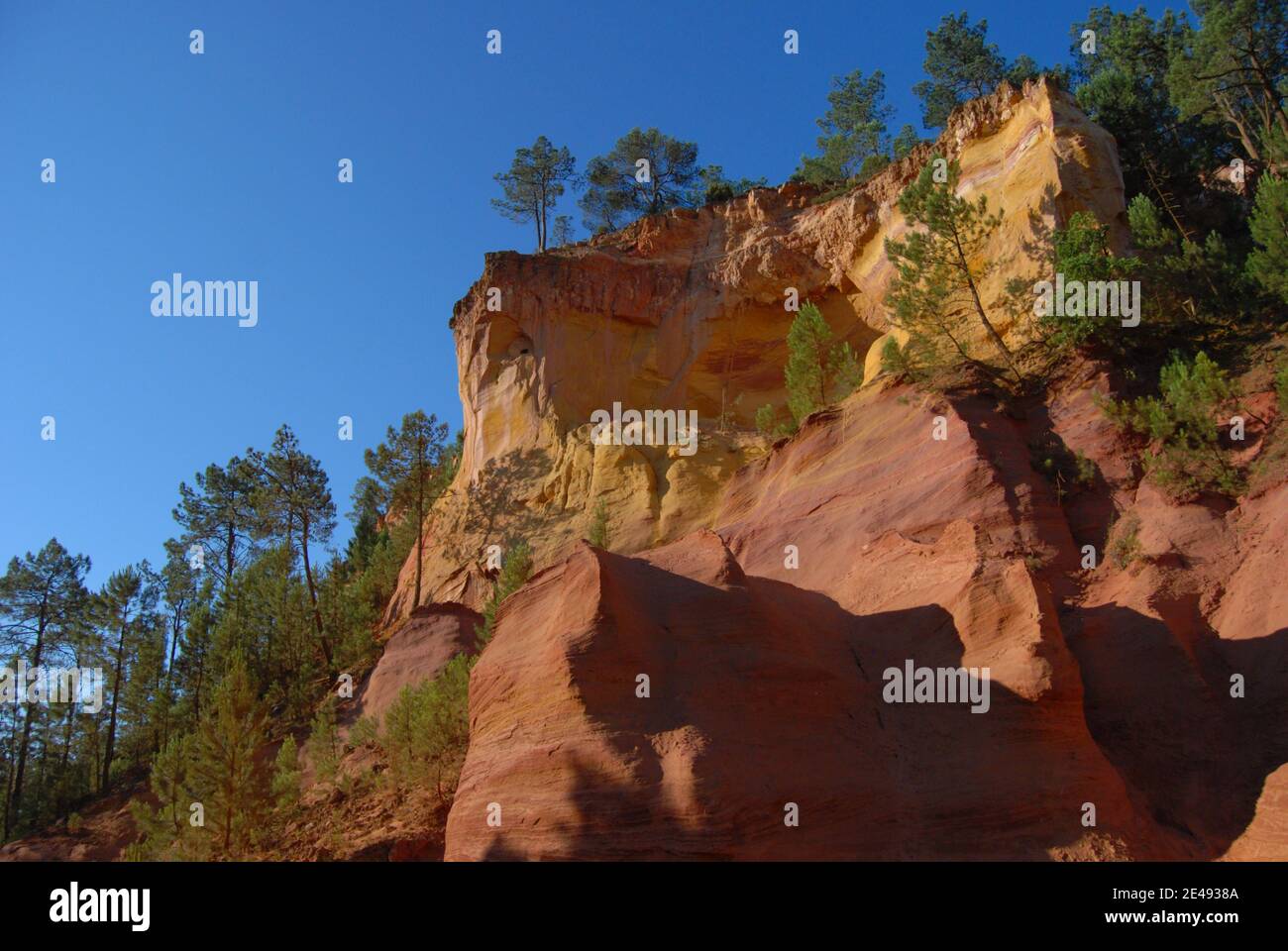 Ochre sand in Provence Stock Photo - Alamy