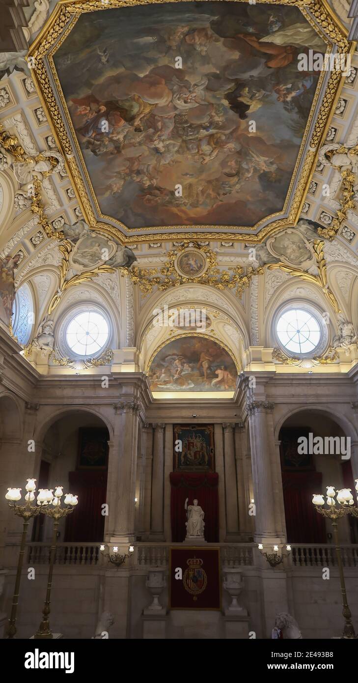 Royal palace of madrid painting hi-res stock photography and images - Alamy