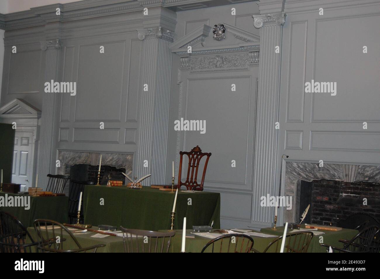 Philadelphia USA room where the signing of independence was signed ...