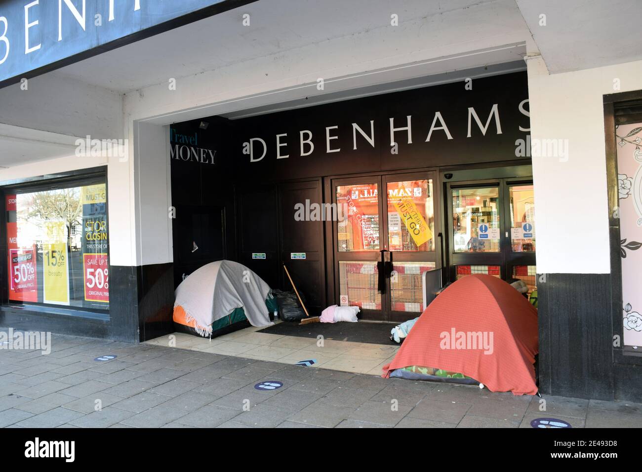 Homelessness, Norwich UK January 2021 Stock Photo - Alamy