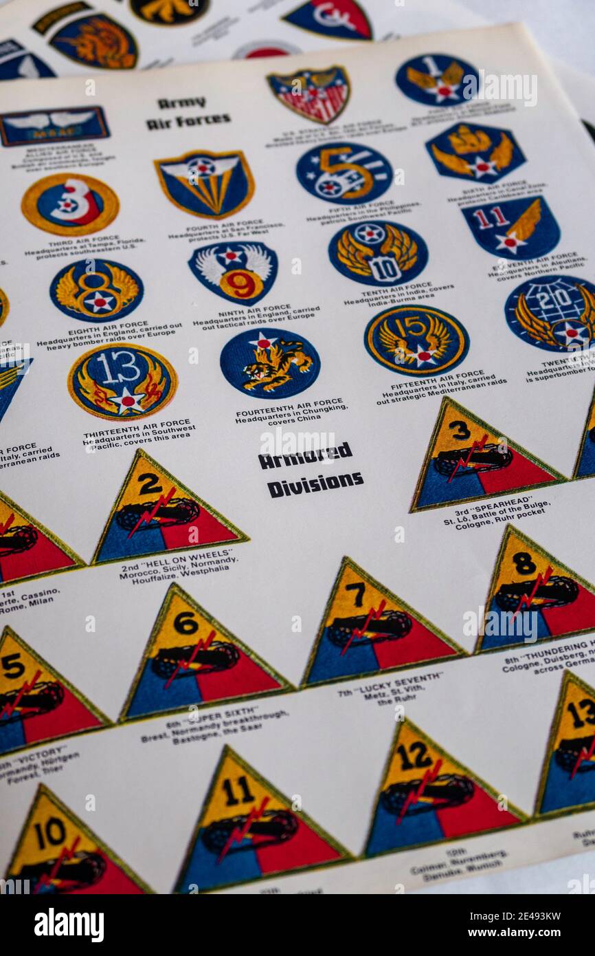 In August of 1945, "Life" magazine displayed a full roster of arm ...