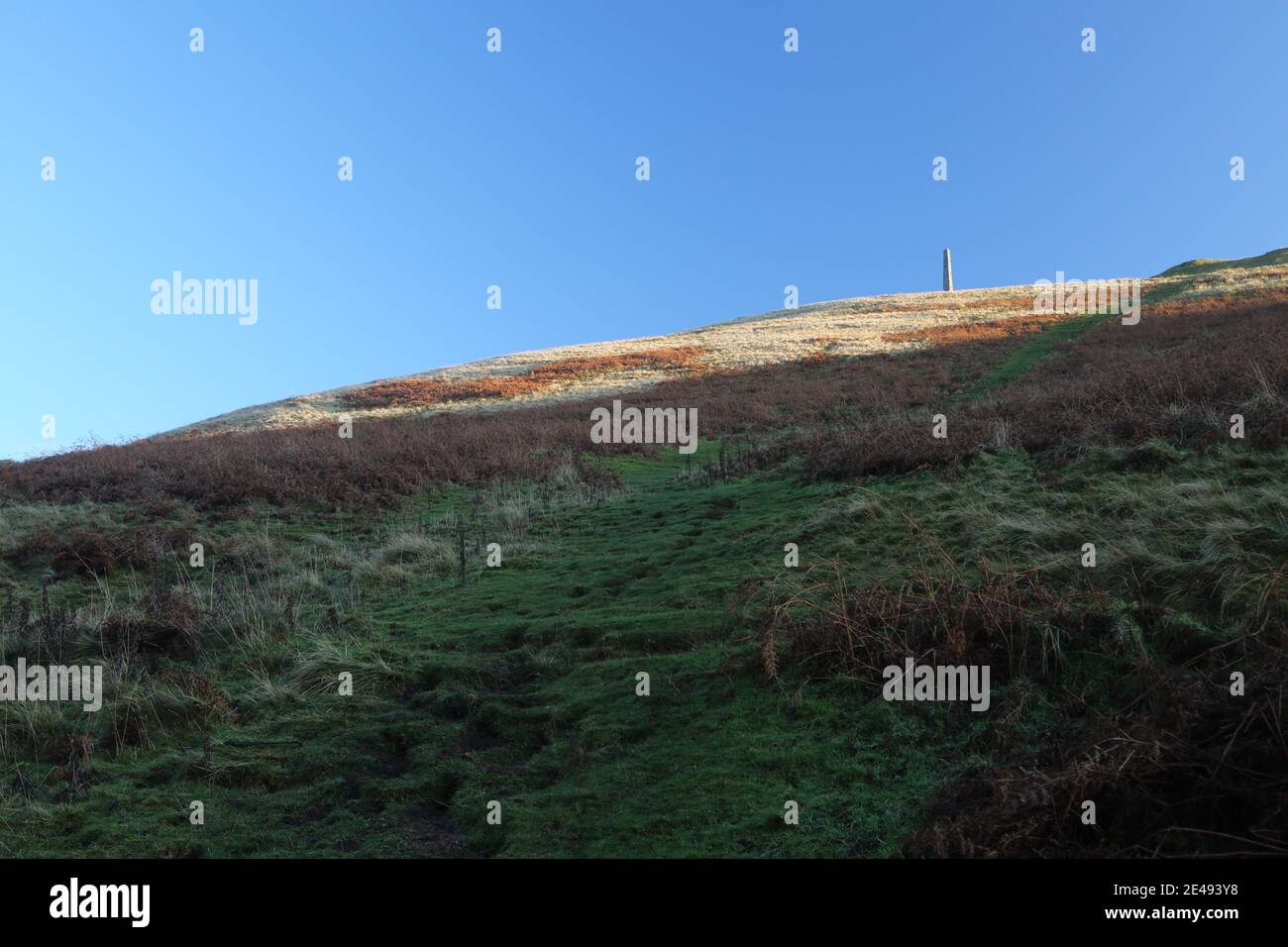Straiton, Ayrshire, Scotland, UK. The walk and view form the Hunter ...