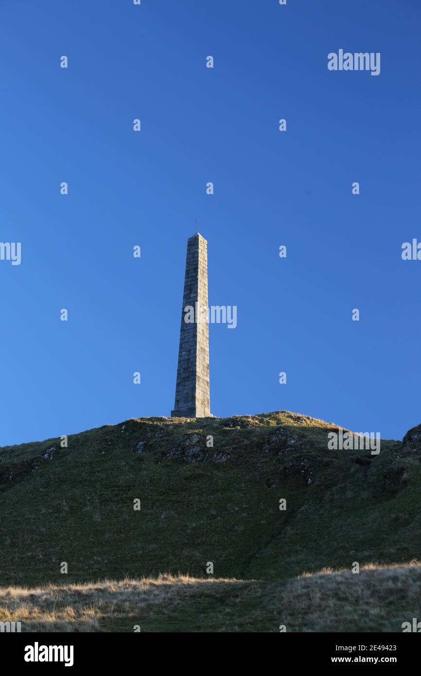 Straiton, Ayrshire, Scotland, UK. The walk and view form the Hunter ...