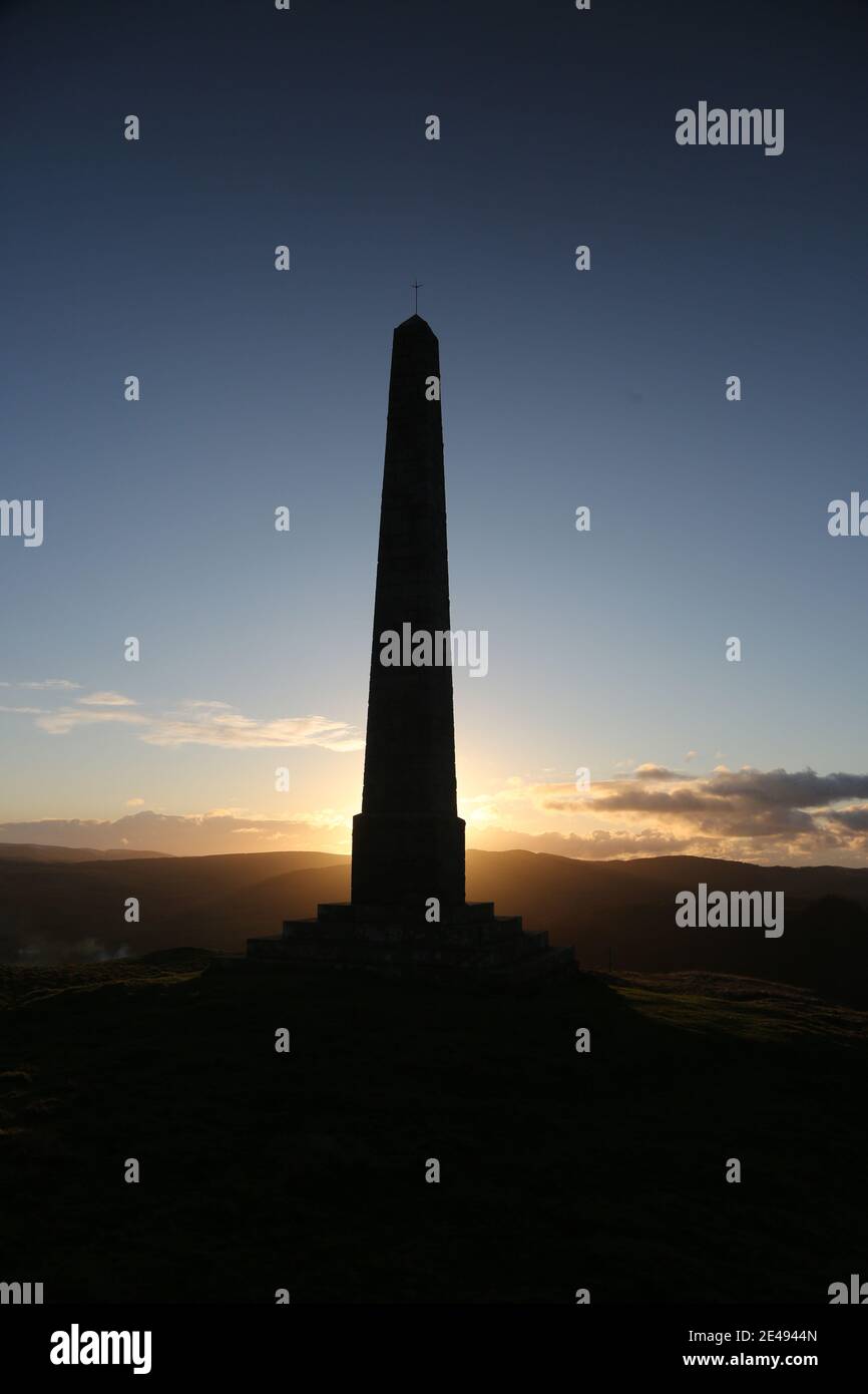Straiton, Ayrshire, Scotland, UK. The walk and view form the Hunter ...
