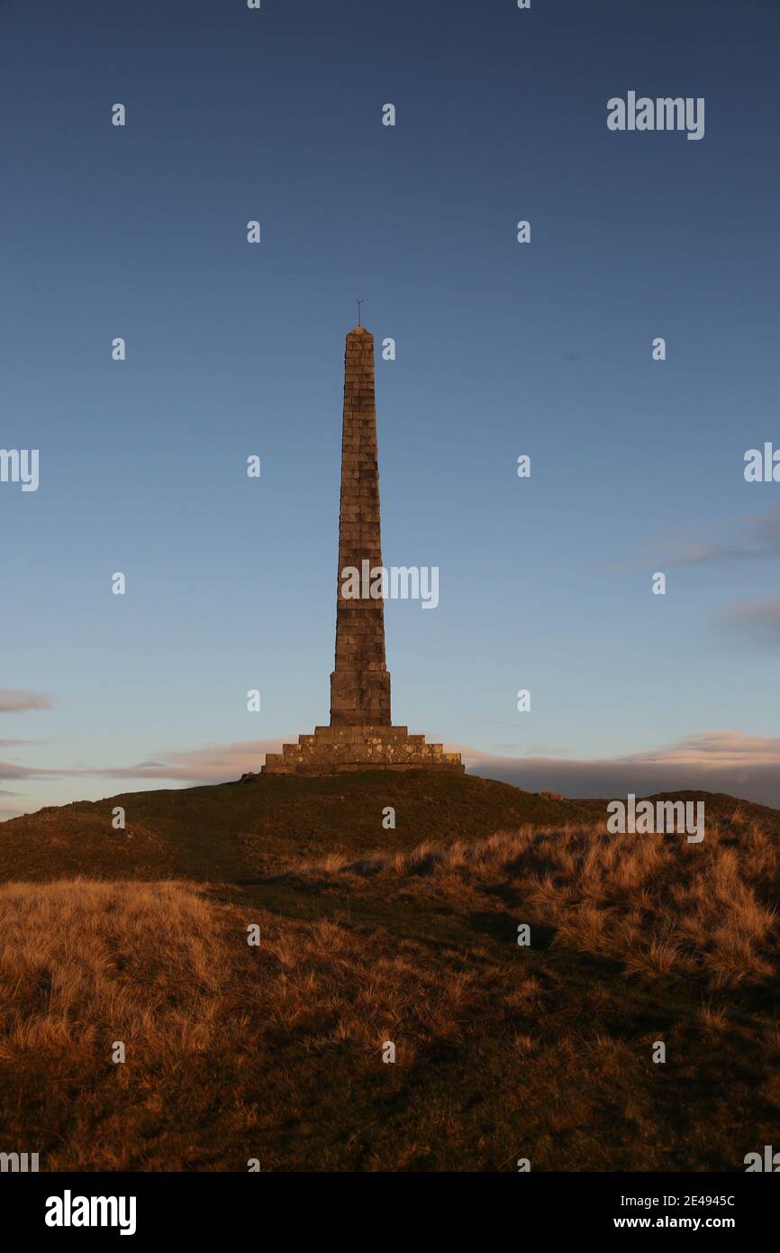 Straiton, Ayrshire, Scotland, UK. The walk and view form the Hunter ...
