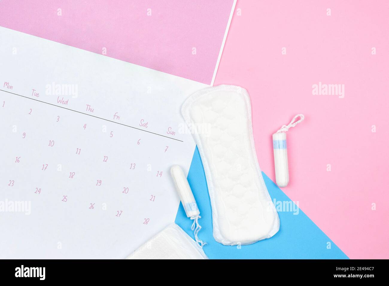 Sanitary pads and tampons hi-res stock photography and images - Alamy