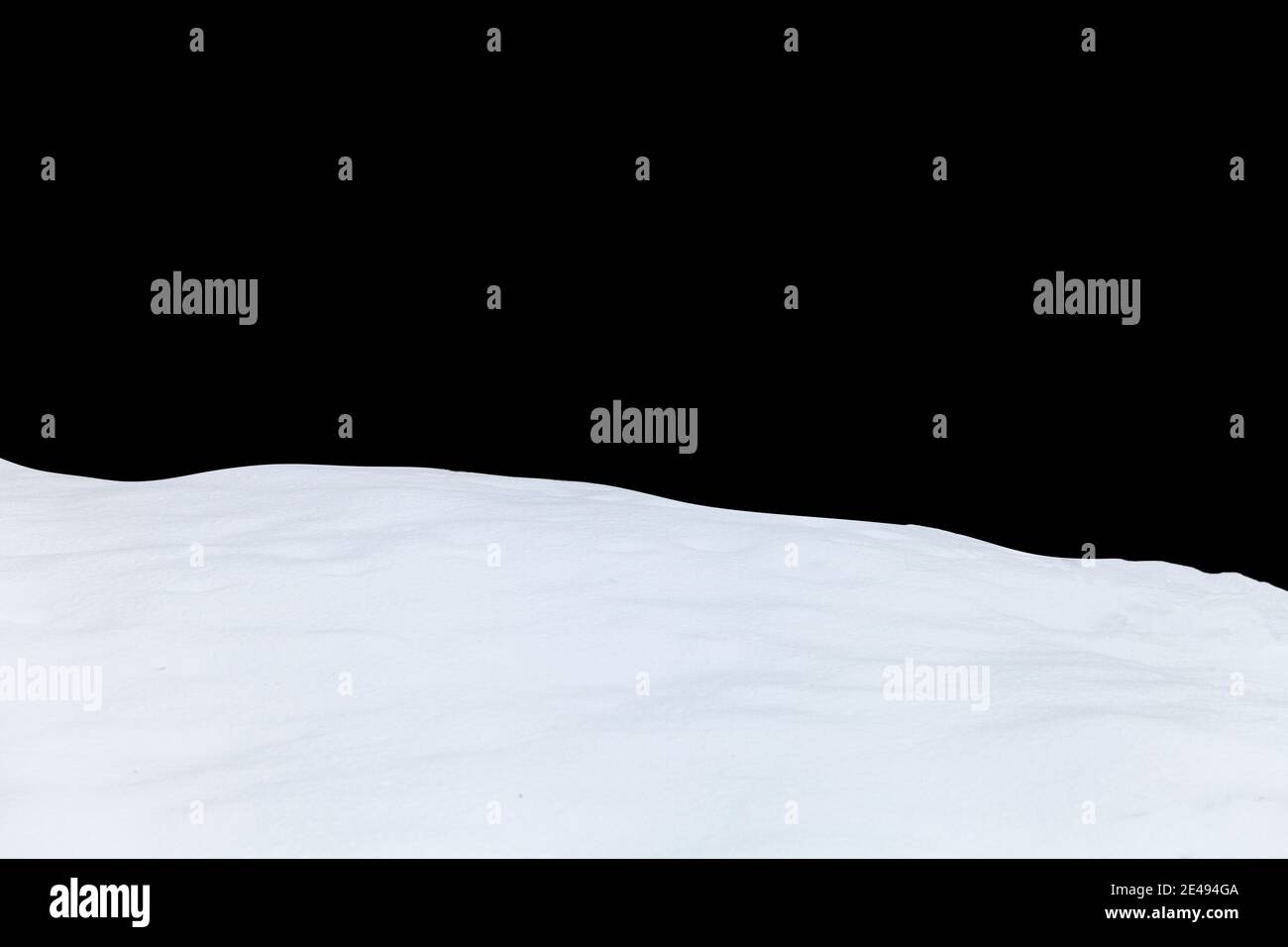 snowdrift isolated on white background Stock Photo - Alamy