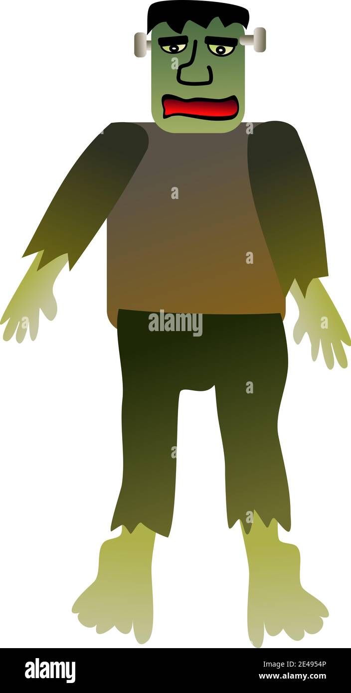 Frankenstein Full Body Clip Art