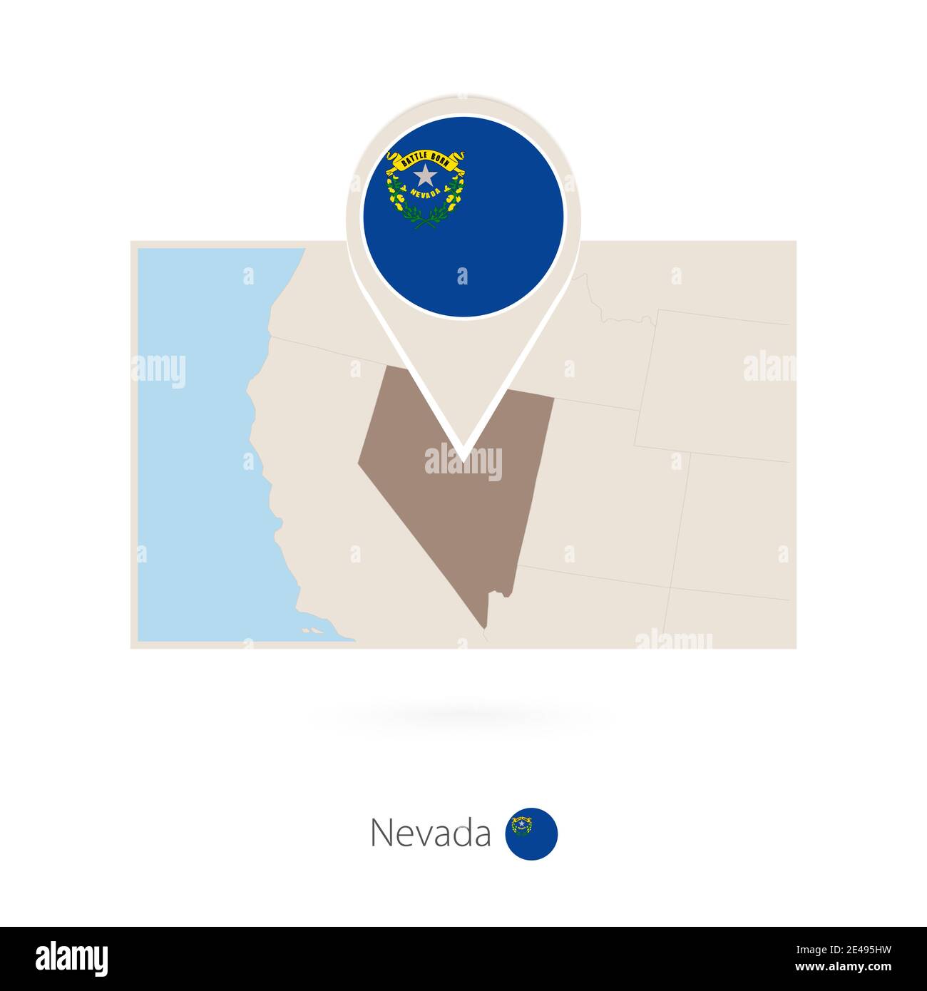 Nevada shape sign Stock Vector Images - Alamy