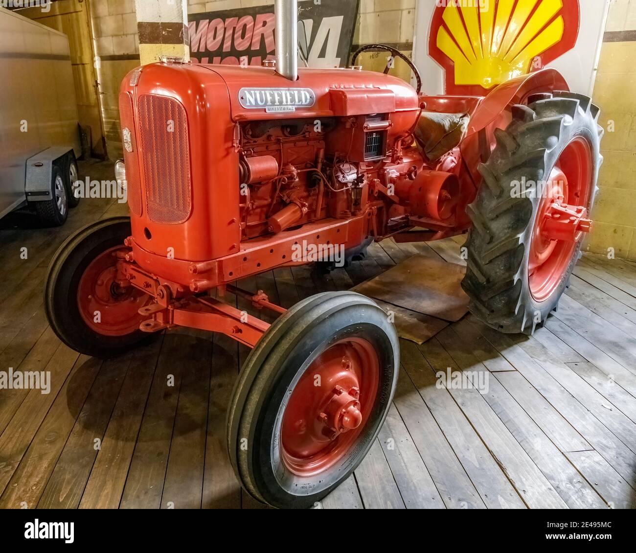 1958 Nuffield DM4 tractor on display at the Oamaru Auto Collection, New ...