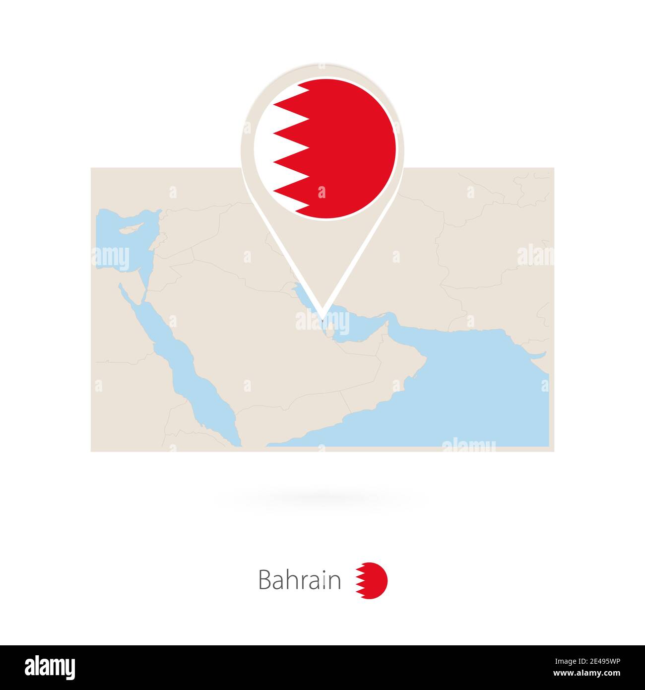 Flag vector nation bahrain manama Stock Vector Images - Alamy