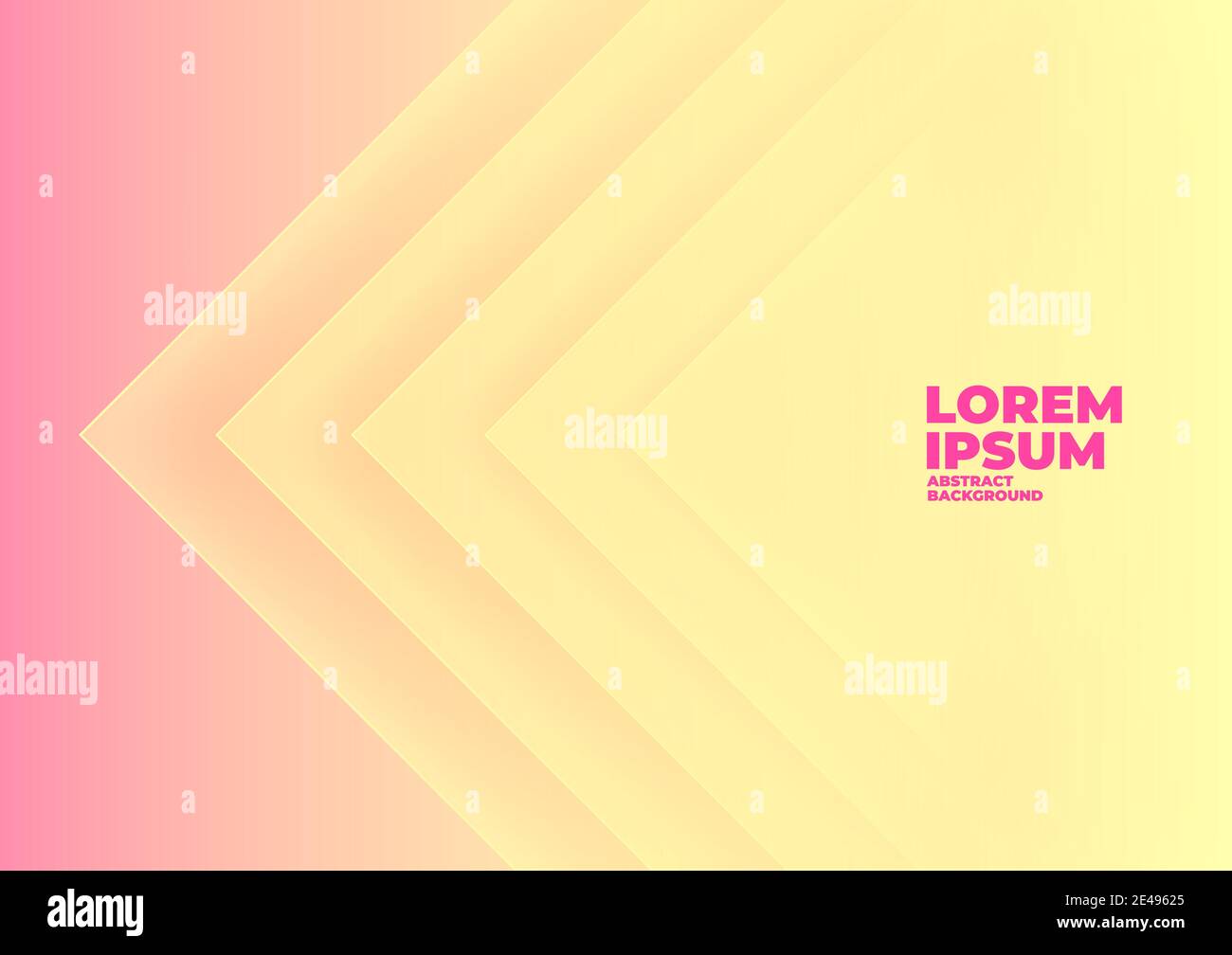 Abstract angle arrow overlap yellow background with space for text and ...