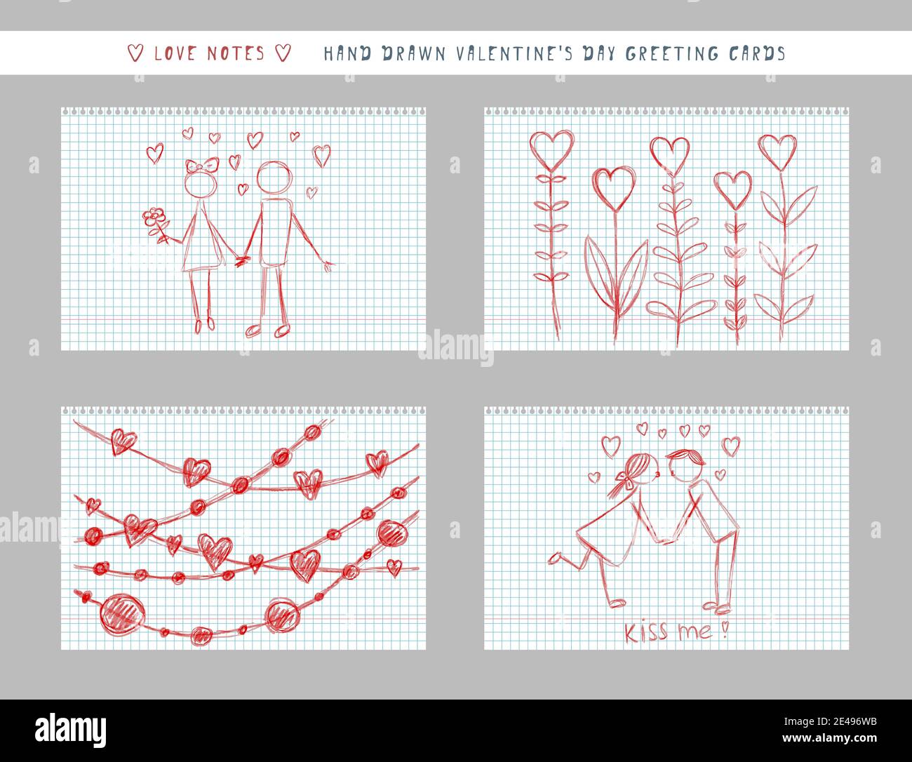 Landscape drawing hand paper Stock Vector Images - Alamy