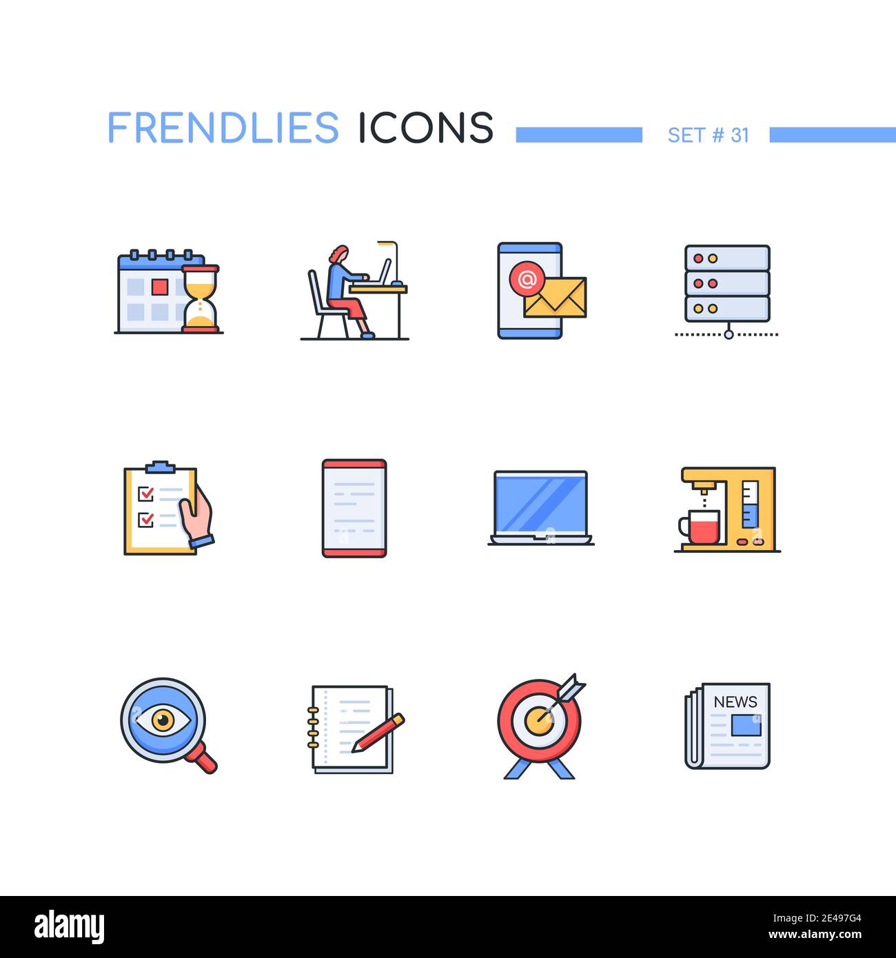 Search images line icon Cut Out Stock Images & Pictures - Alamy