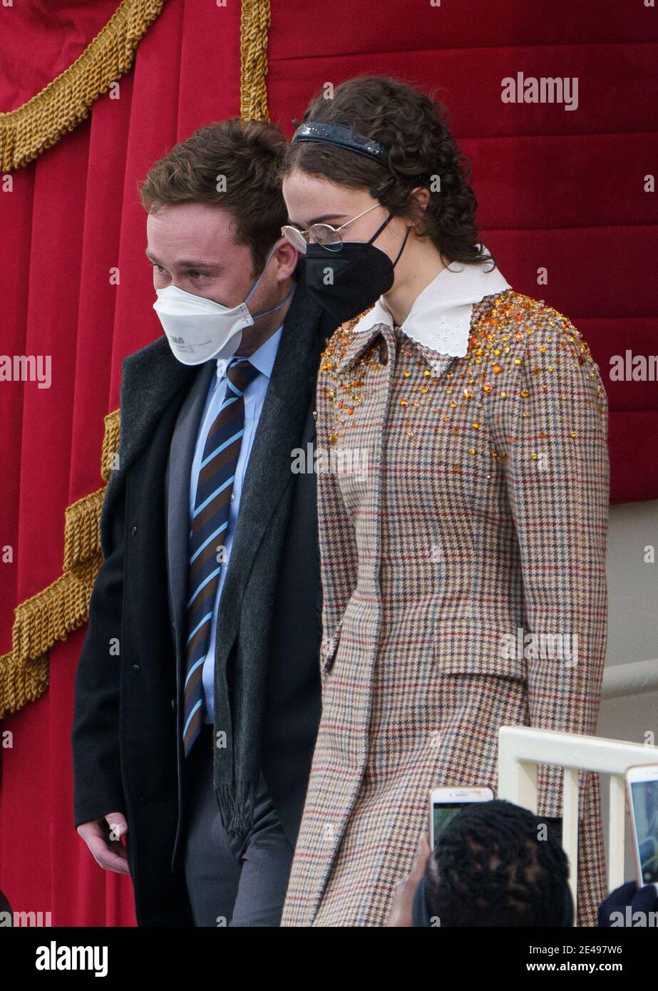 Washington, District of Columbia, USA. 20th Jan, 2021. The children of ...
