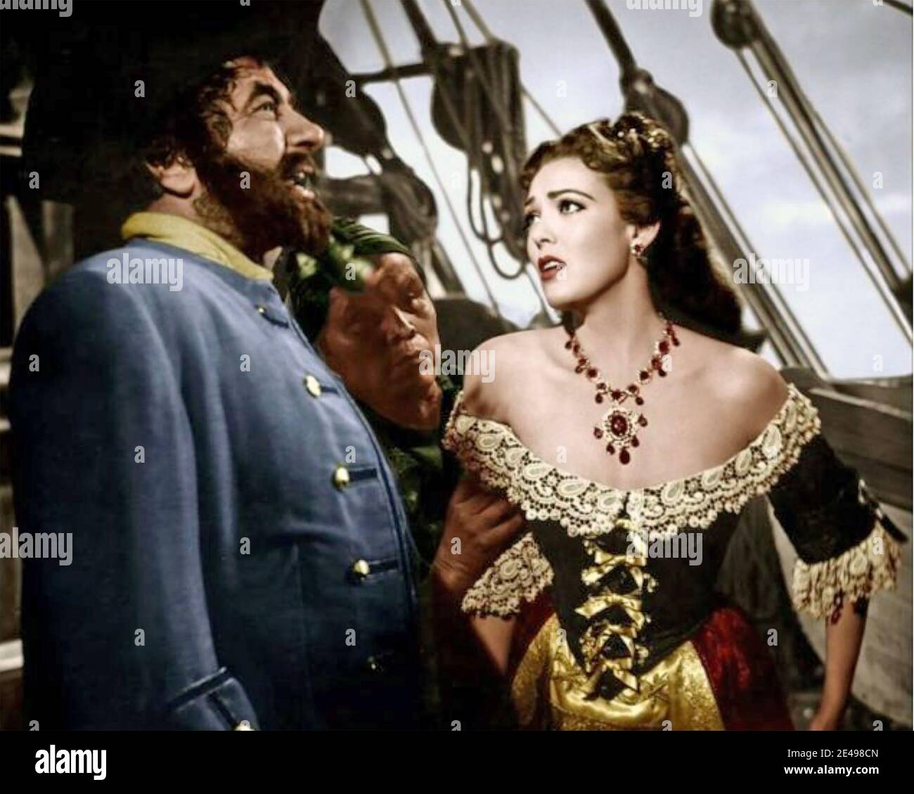 BLACKBEARD THE PIRATE 1952 RKO Radio Pictures film with Linda Darnell ...