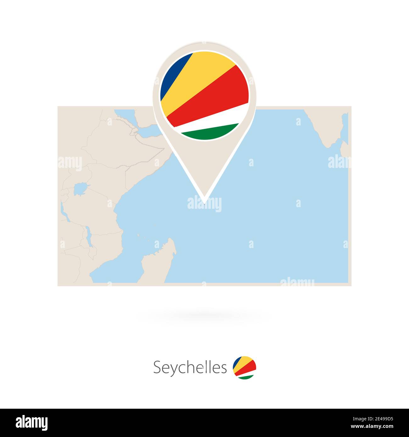Map of seychelles hi-res stock photography and images - Alamy