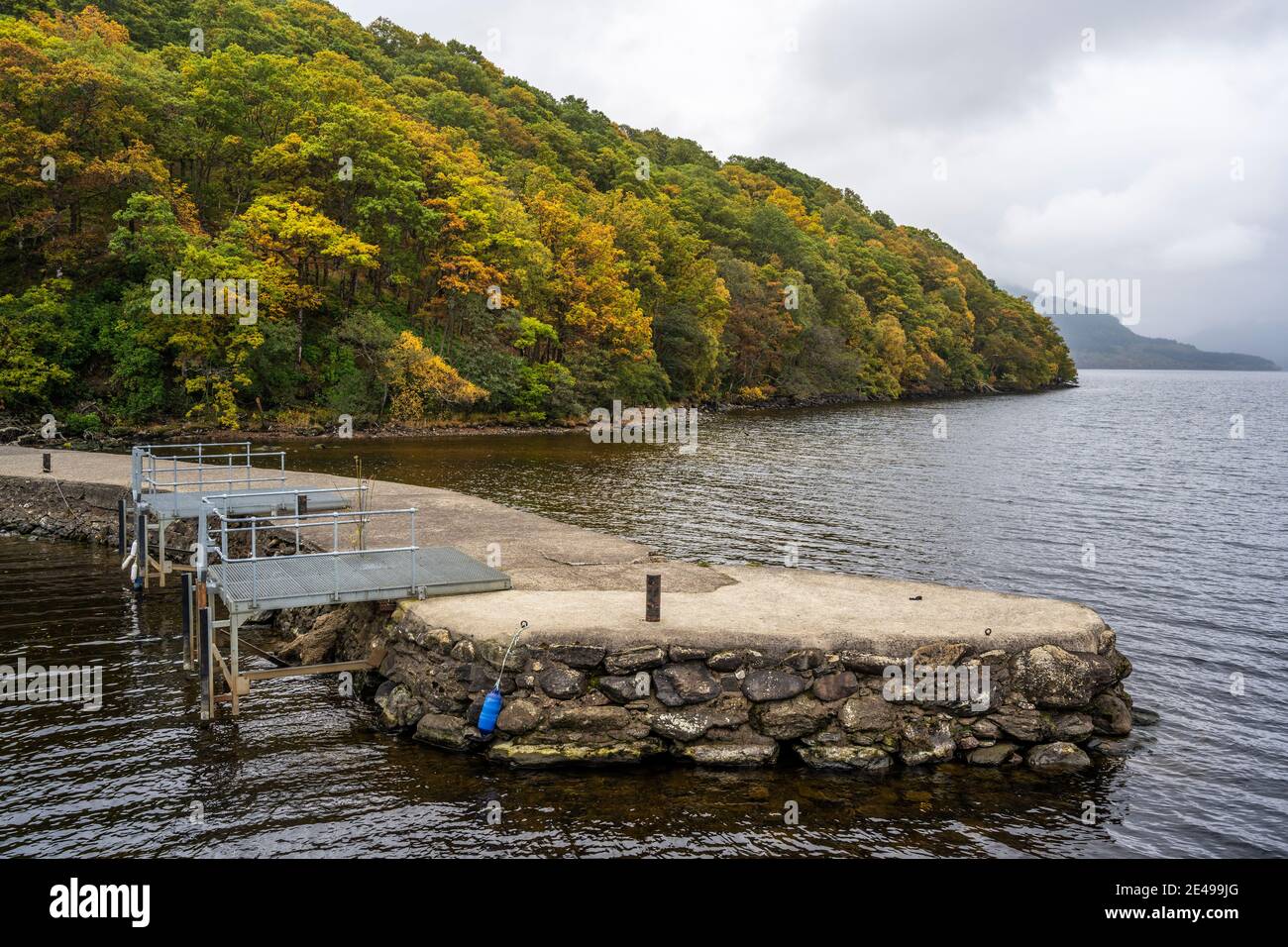 Inversnaid pier loch lomond hi-res stock photography and images - Alamy