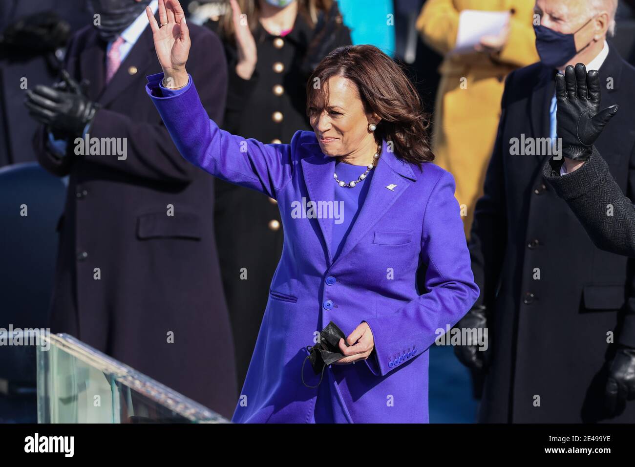 Washington, USA. 20th Jan, 2021. Vice President-elect Kamala Harris ...