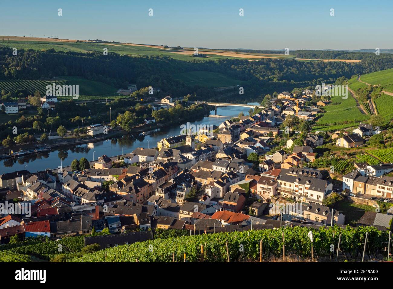 Wormeldange, Moselle valley, Grand Duchy of Luxembourg Stock Photo - Alamy