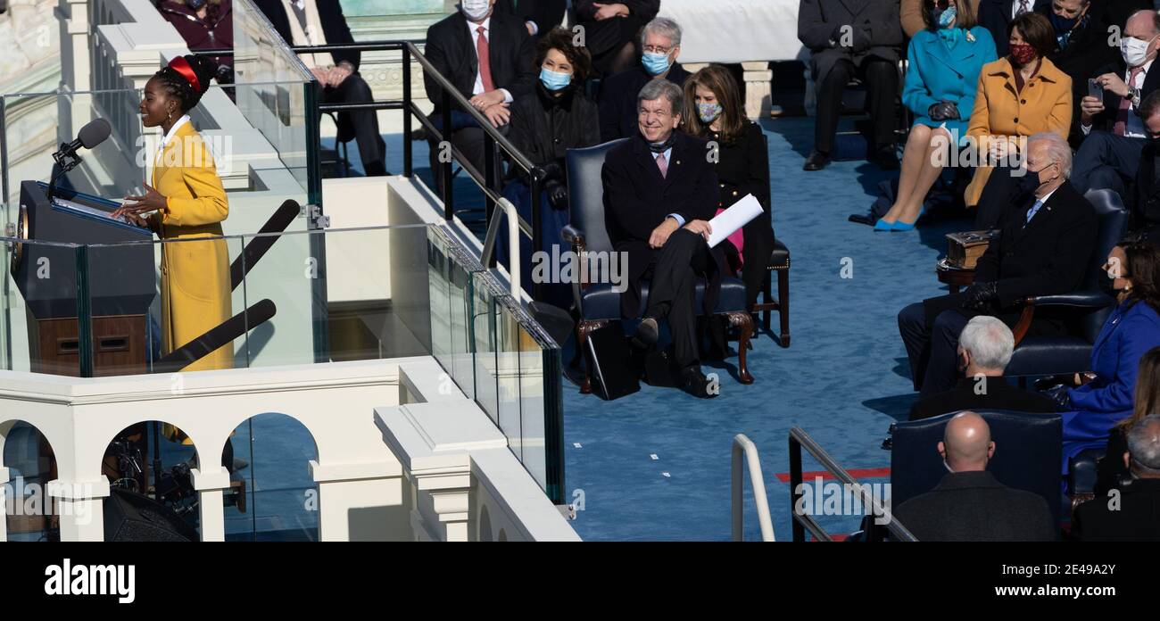 Amanda gorman inauguration hi-res stock photography and images - Alamy