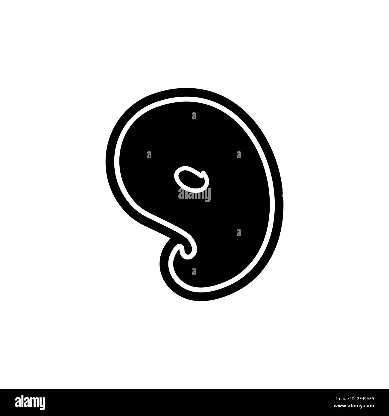 9 number nine font decorative hand drawn lettering, vector numeral ...