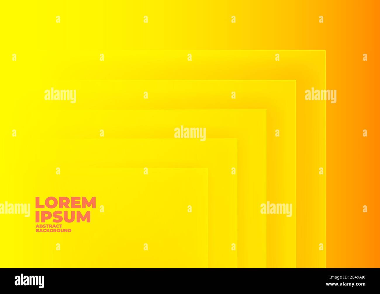 Abstract rectangle overlap yellow background with space for text and ...