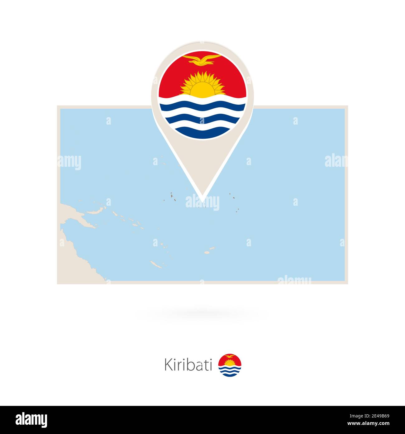 Map of kiribati Stock Vector Images - Alamy