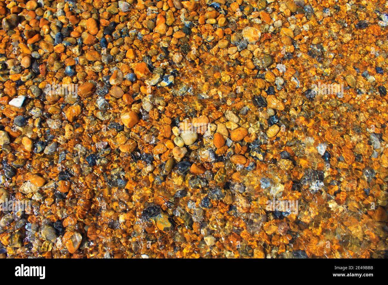 Colorful pebbles at the shingle beach of Dover beachfront,Kent,UK Stock ...