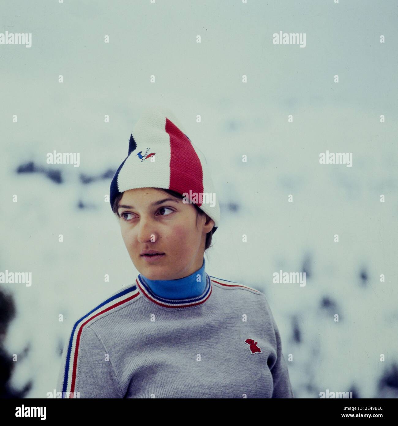 Michèle Jacot, French Female Ski Team, November 1970 Stock Photo - Alamy