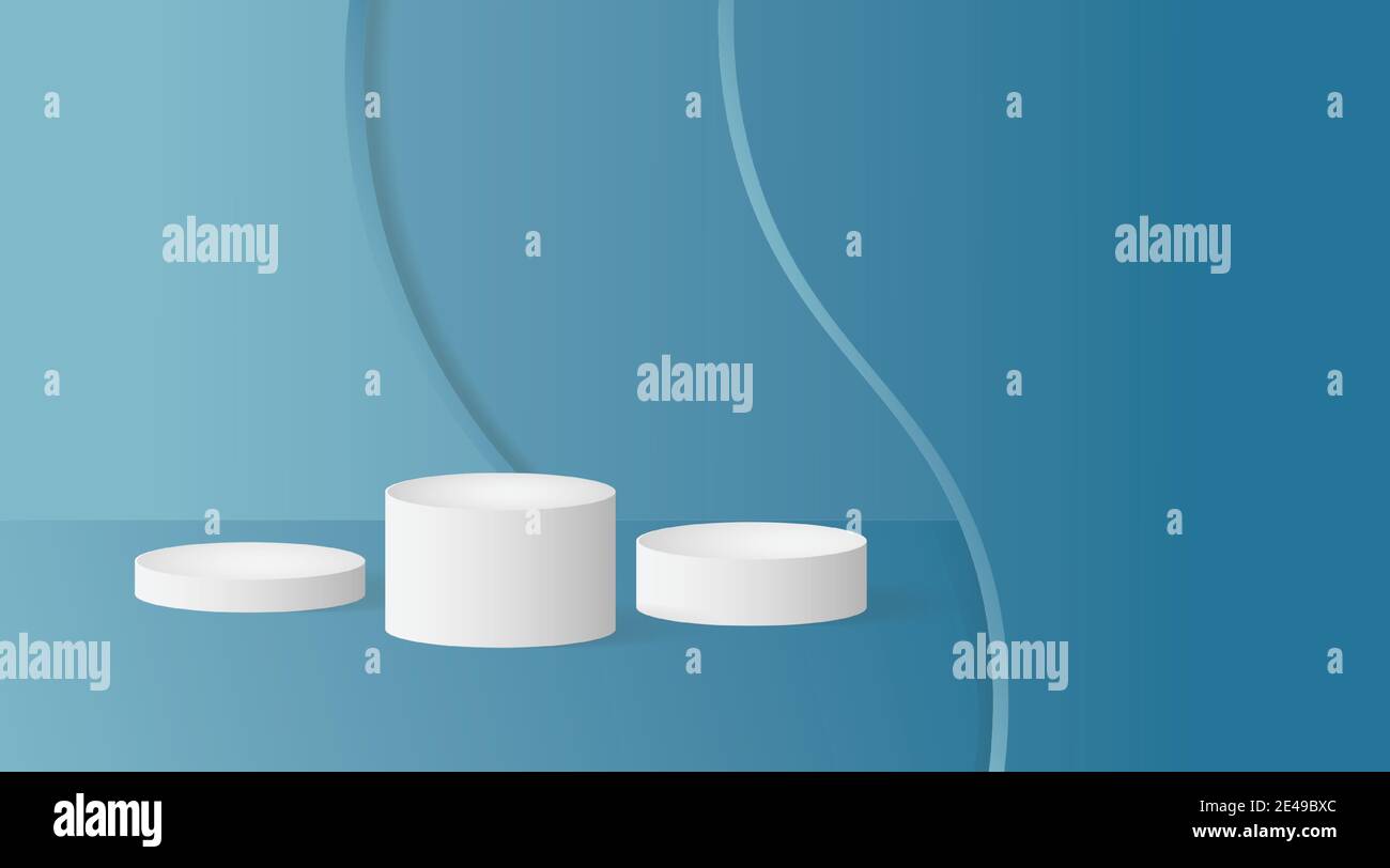 3D background vector rendering. podium design illustration. product ...