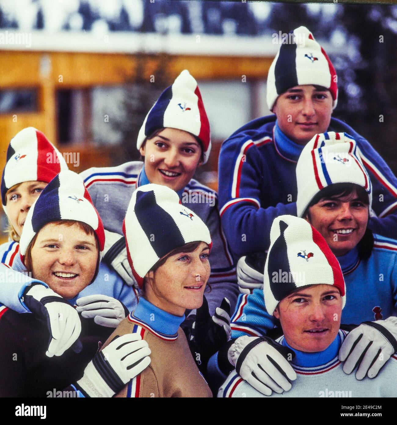 French female ski team hi-res stock photography and images - Alamy