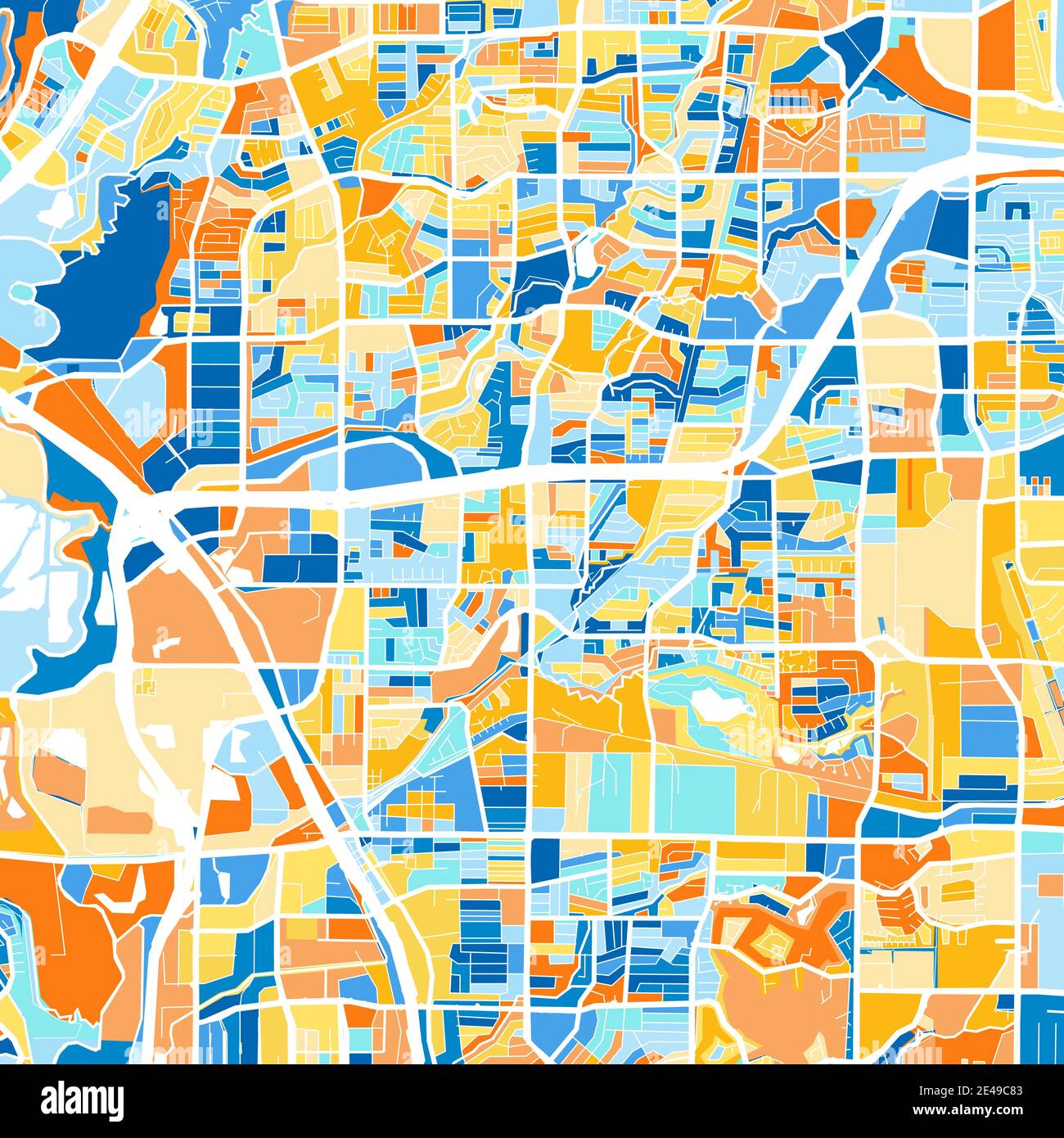 Carrollton map Stock Vector Images - Alamy