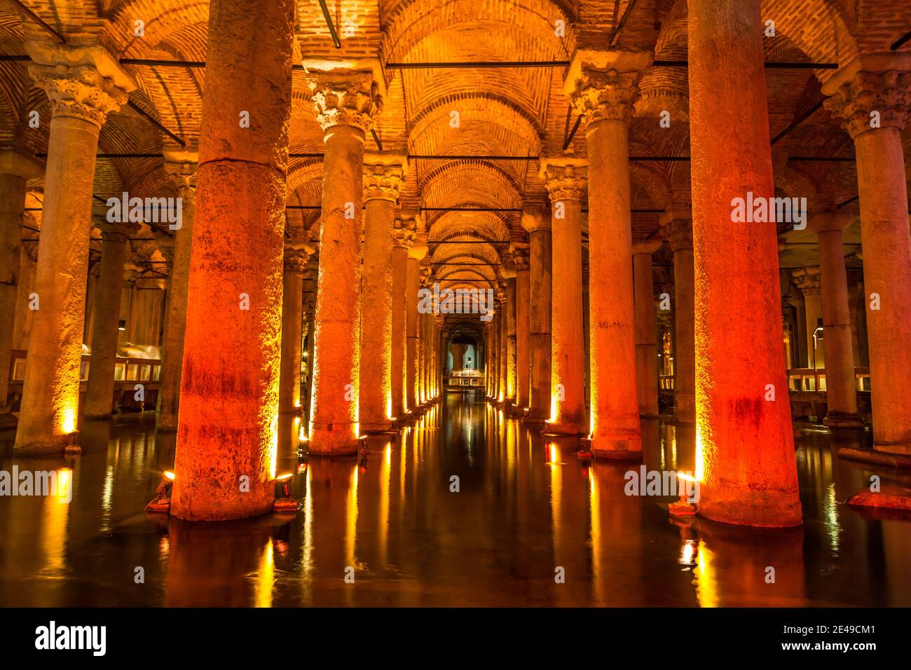 The Basilica Cistern ("Sunken Palace", or "Sunken Cistern"), is the ...