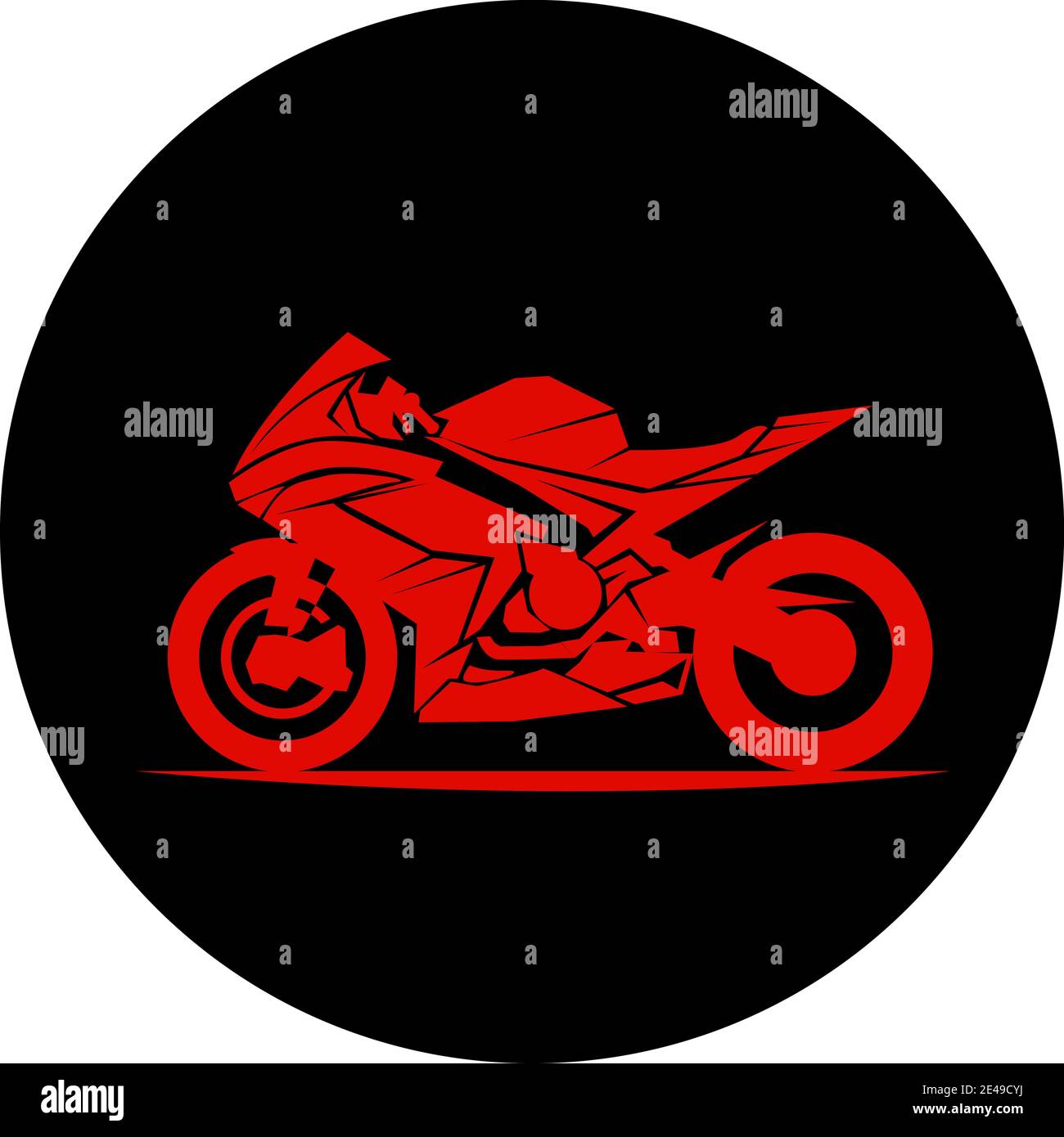 fast extreme sport bike vector eps10 illustration icon Stock Vector ...
