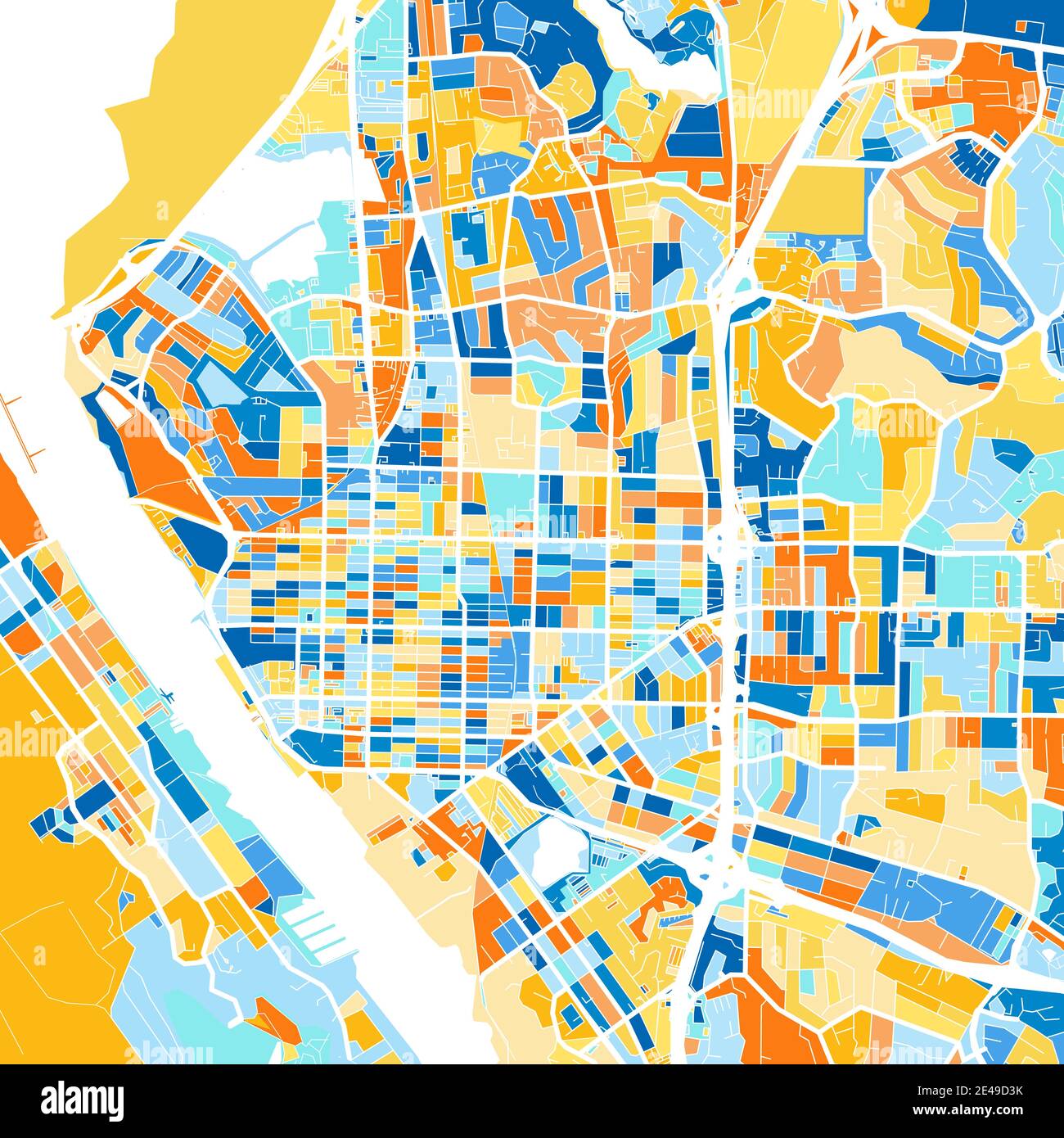 Mapa De Vallejo California 67 Vallejo California Map Images, Stock
