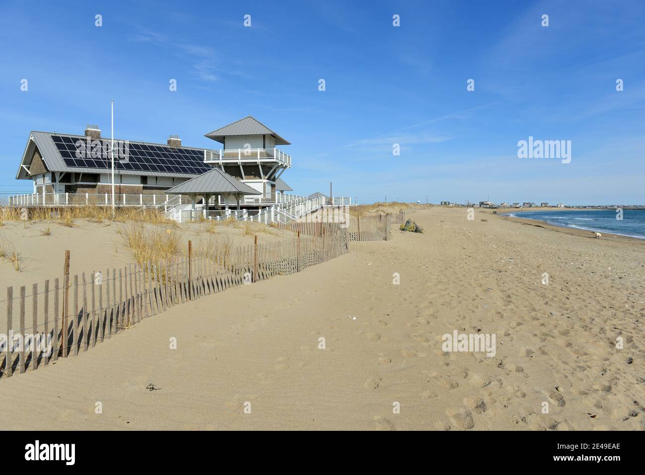 East Matunuck State Beach in South Kingstown, Rhode Island, USA Stock ...