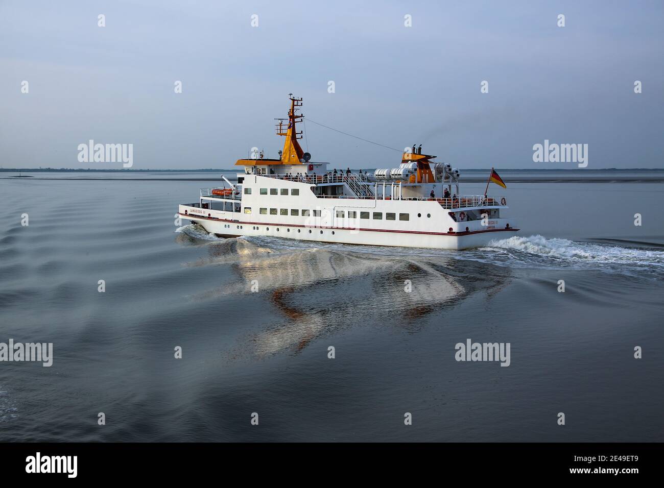 The Langeoog III is one of the two main ferries that operate between ...