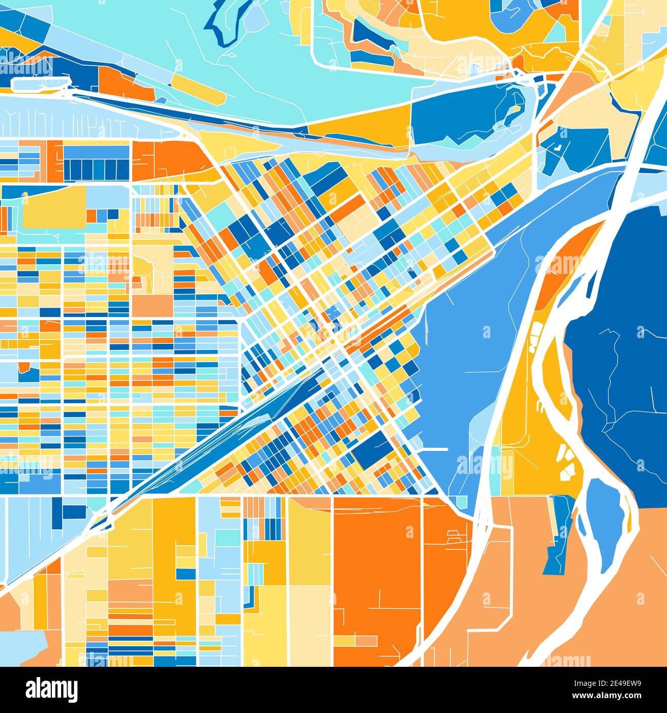 Billings montana map hi-res stock photography and images - Alamy