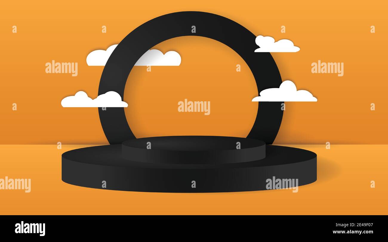 3D background vector rendering. podium design illustration. product ...