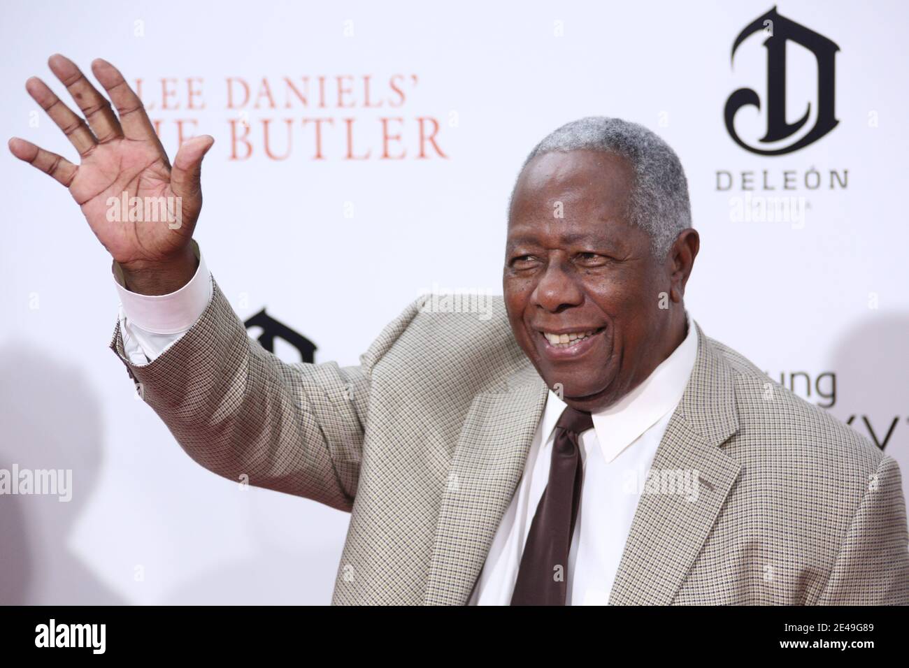 Former professional baseball player Hank Aaron attends Lee Daniels ...