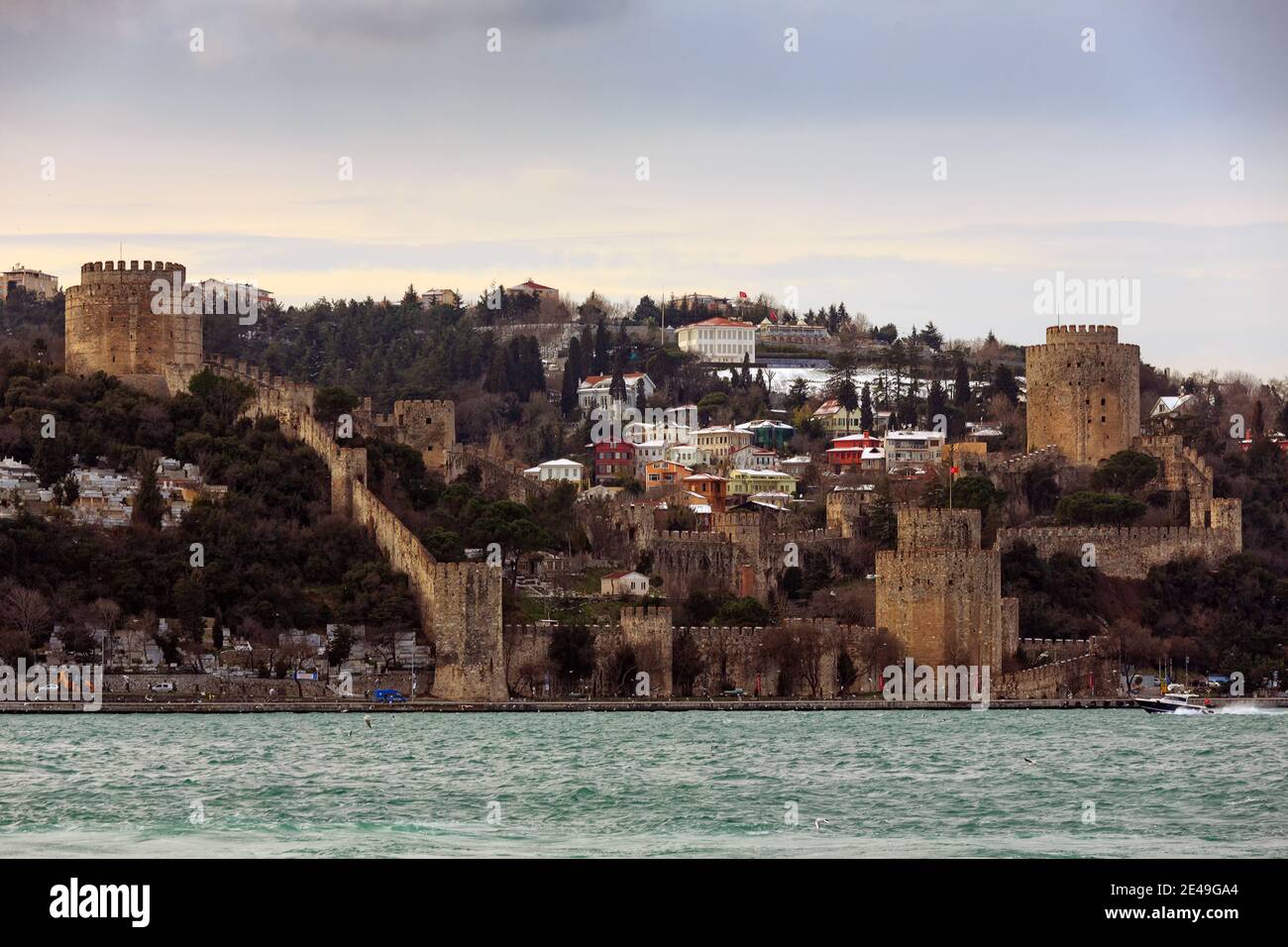 Rumeli Fortress in Spring. Istanbul Stock Photo - Alamy