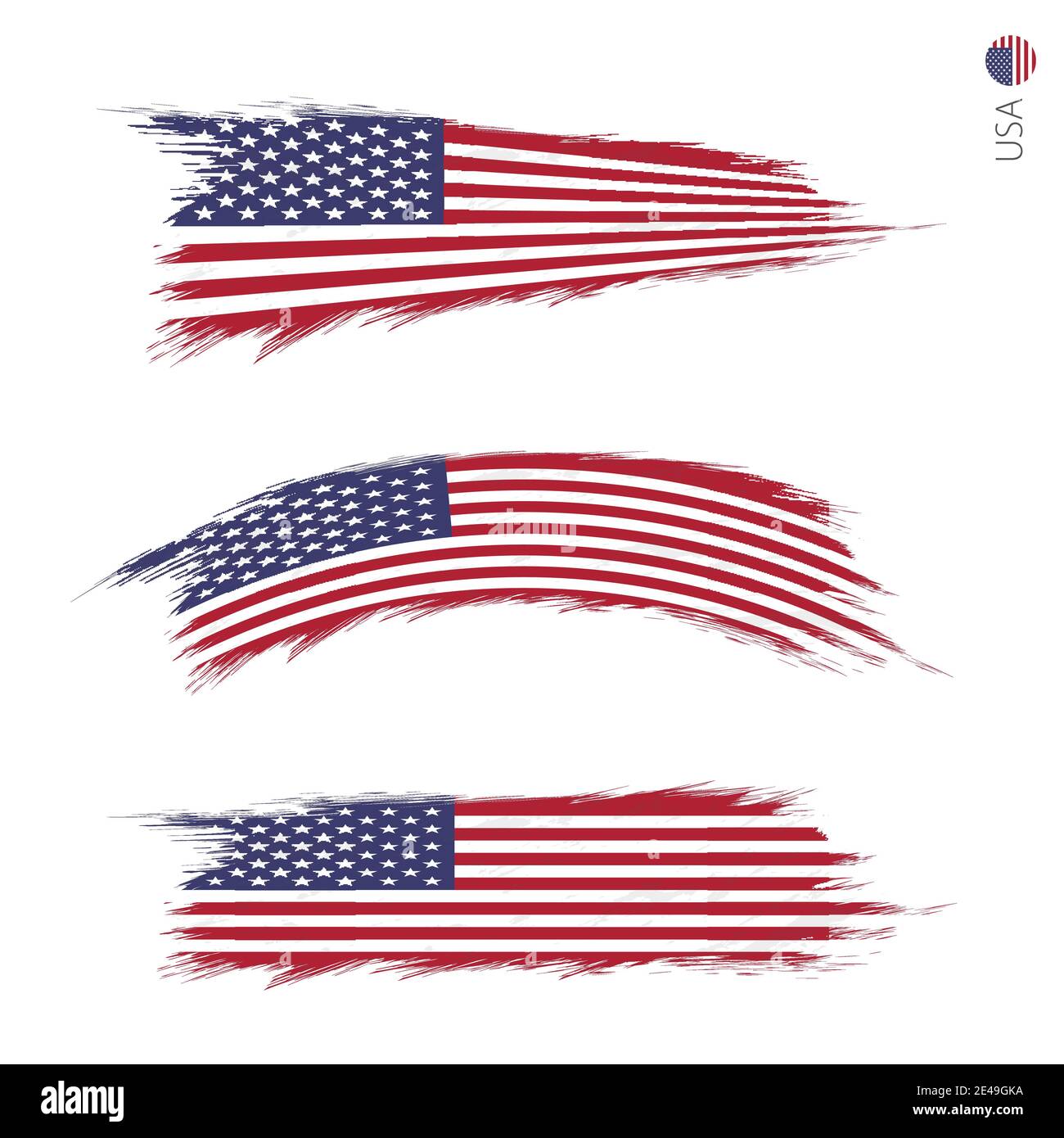 Old american flags design Stock Vector Images - Alamy