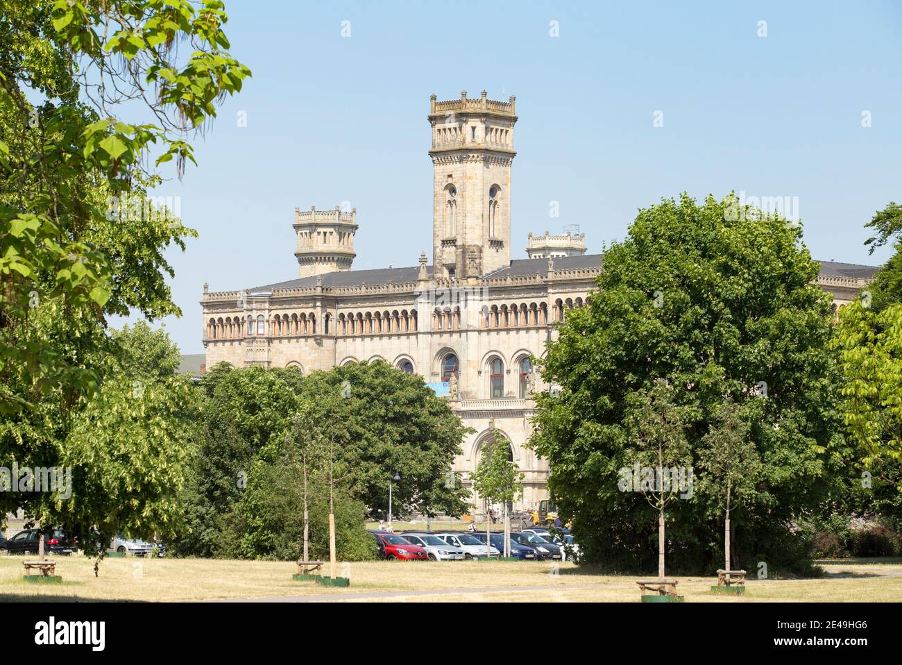 Leibniz University, former Guelph Castle, Hanover Stock Photo - Alamy